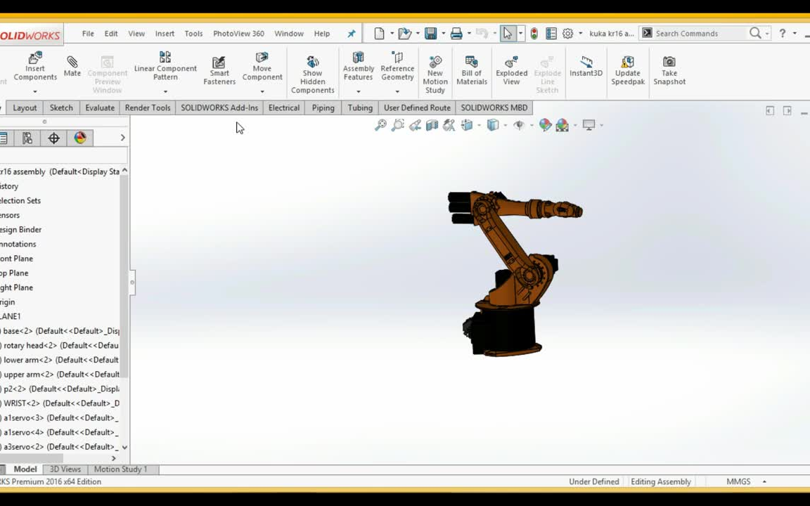 将Solidworks机器人设计导入CoppeliaSim(V-REP)-NuoZ521-NuoZ521-哔哩哔哩视频
