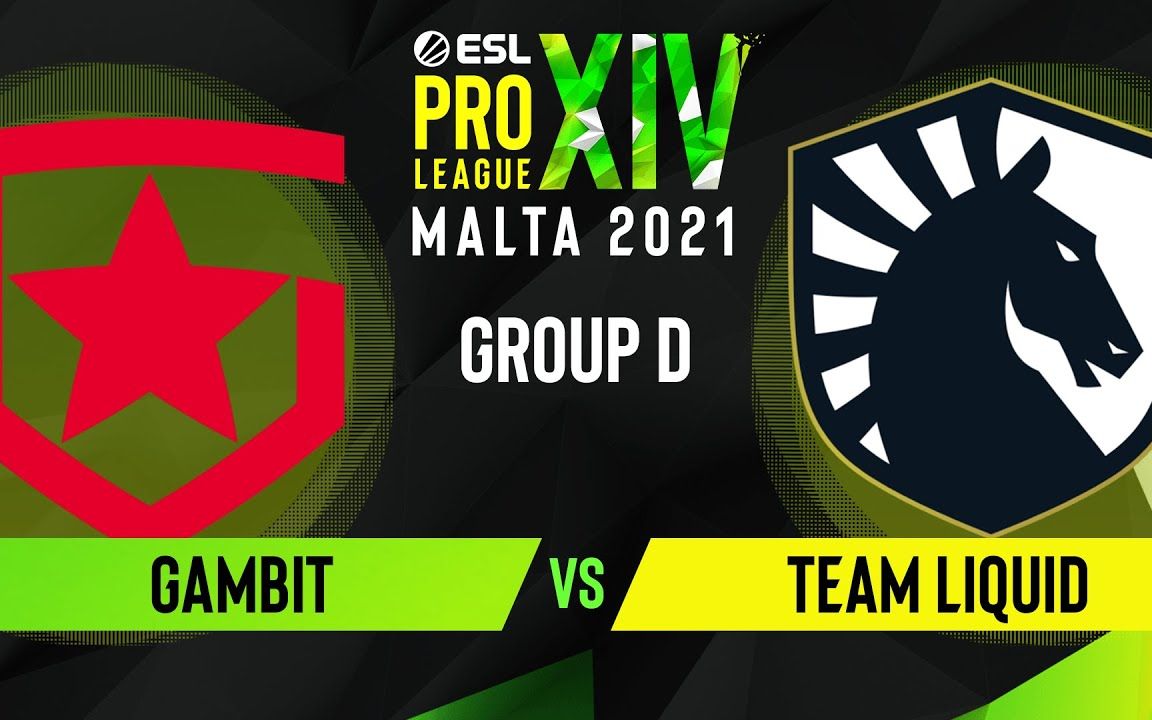 Gambit vs. Team Liquid - ESL Pro League Season 14 - Group D - BO3_电子竞技热门视频