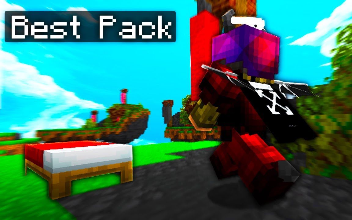 [附下载地址]最适合玩起床战争的材质包！Best Hypixel Bedwars Minecraft PVP Texture Pack_哔哩哔哩_bilibili
