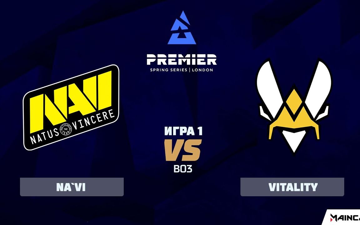 NaVi vs Vitality - Group B - BLAST Premier Spring Series 2020 - BO3_哔哩哔哩_bilibili