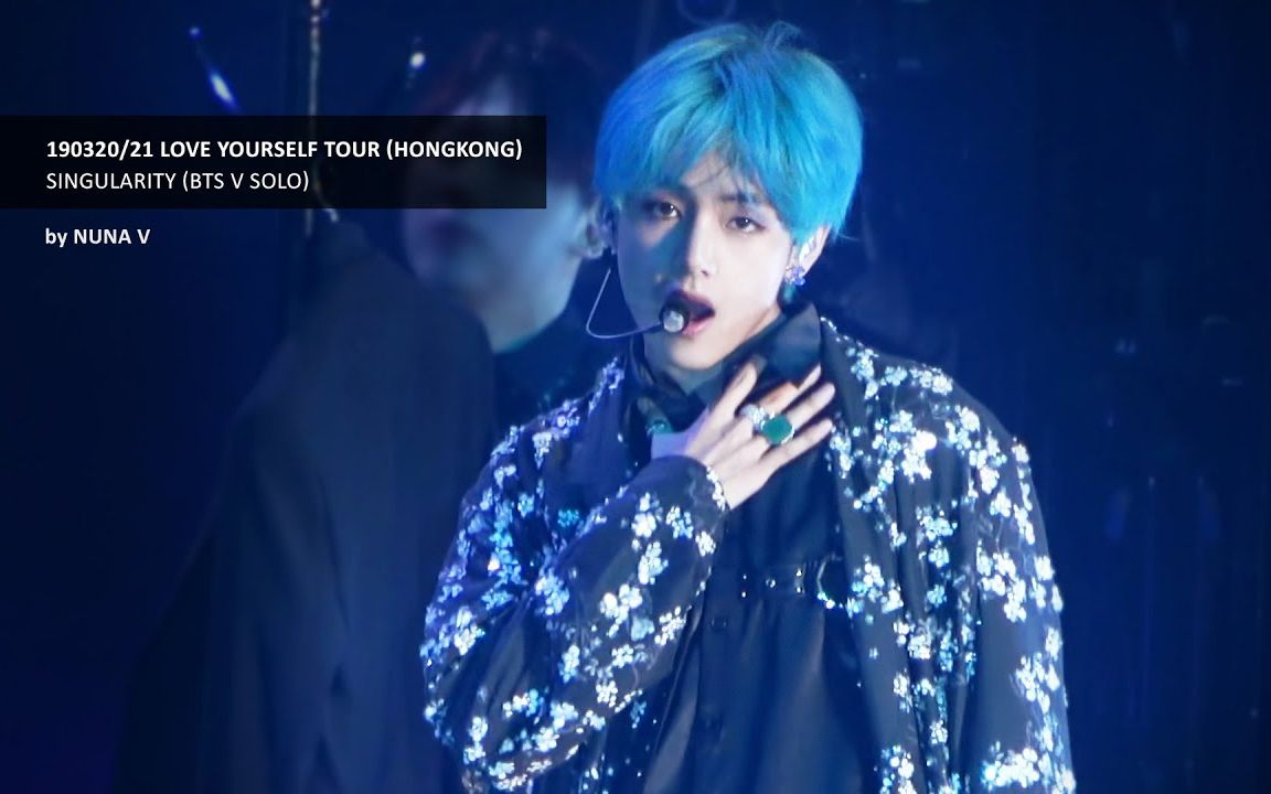 【BTS金泰亨】又用表情杀人的金泰亨！遭不住遭不住！4K超清Singularity饭拍@190321HK_哔哩哔哩_bilibili