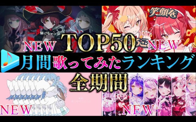 【ALLTIME全期間/月間TOP50】2月份的ホロライブ播放量最多的歌曲排行TOP50【2024年2月】【hololive】-暗空澪星-暗空澪星-哔哩哔哩视频