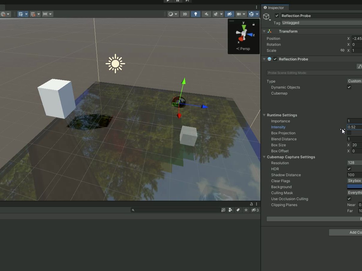 【Unity教程】shader 在透明物体表面上反射 并接收产生阴影-文杰vlog-文杰vlog-哔哩哔哩视频