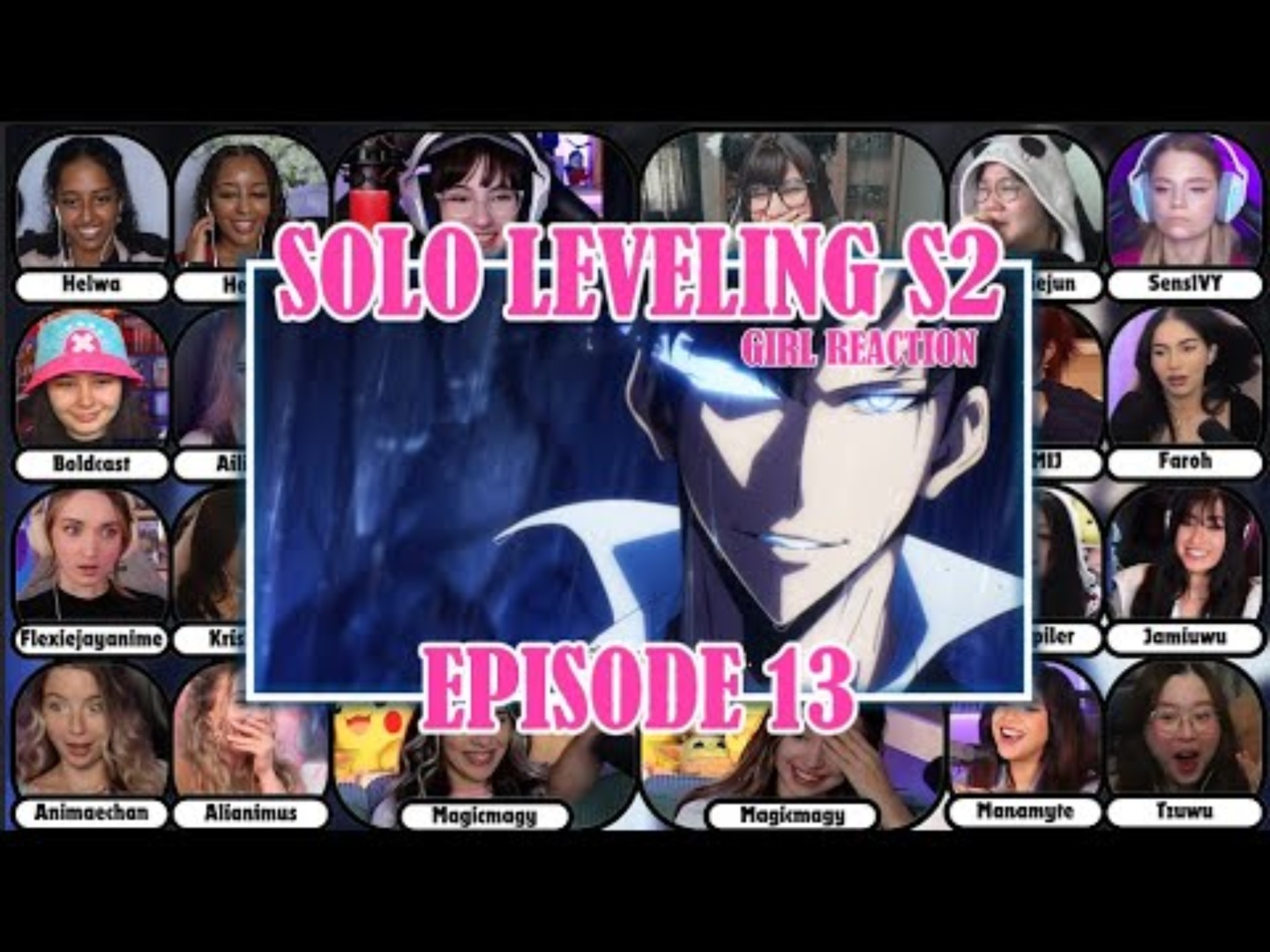 【全女生版/我独自升级】完结撒花！外网各国主播小姐姐们开黑版反应我独自升级第二季最终话！-QAQ小白君-QAQ小白君-哔哩哔哩视频