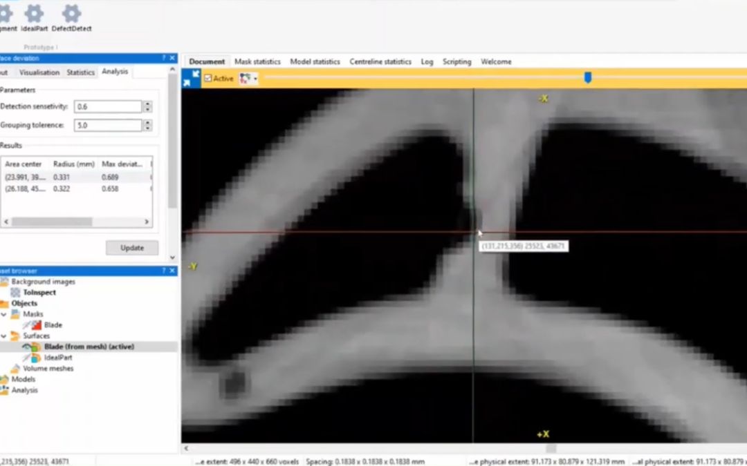 【Simpleware】工业CT扫描：汽轮机叶片的缺陷自动检测_哔哩哔哩_bilibili