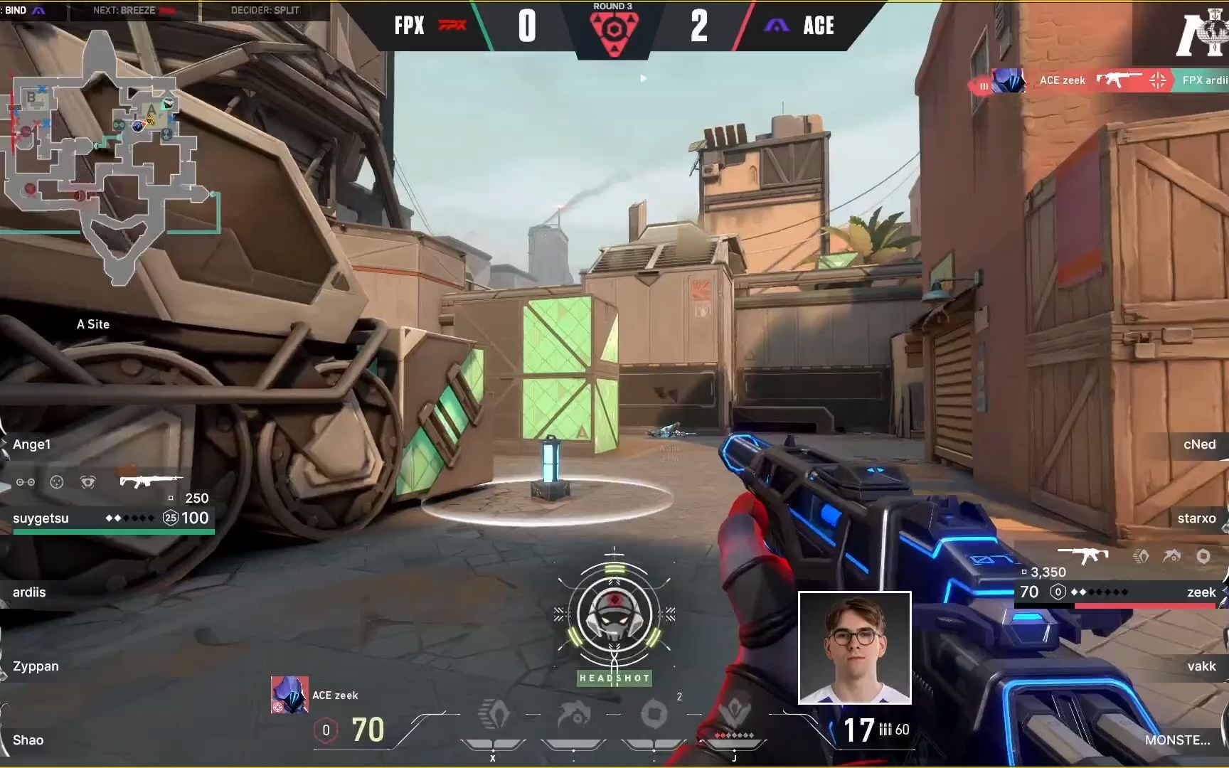 【艾登解说】ACE vs FPX 瓦罗兰特VCT挑战赛EMEA赛区 BO3 图一_哔哩哔哩_bilibili