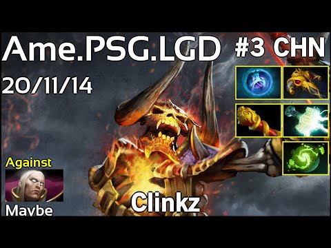 Ame [PSG.LGD] Clinkz - Dota 2 7.19_哔哩哔哩_bilibili
