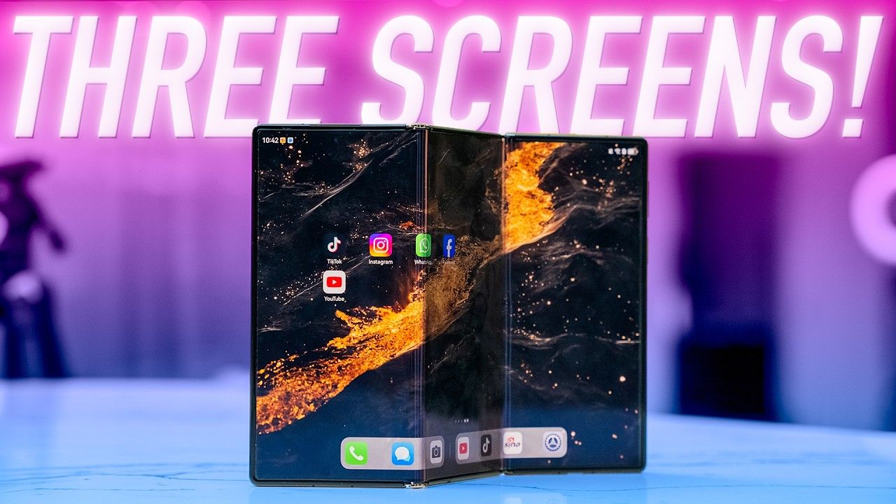 【熟肉】外网300万粉著名数码媒体评测华为三折MateXT 惊艳亮相 震撼全球-UPTuber-UPTuber-哔哩哔哩视频