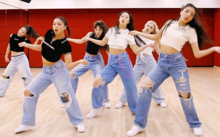 JYP美国女团【VCHA】新歌Know Me Like That练习室！好齐！-嗑糖少女000-嗑糖少女000-哔哩哔哩视频