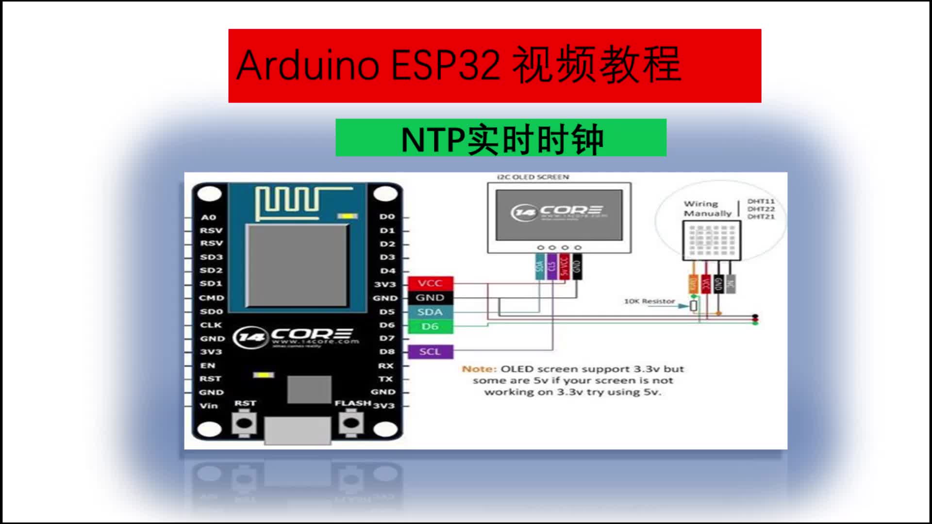 arduino ESP32系列视频教程17-NTP实时时钟_哔哩哔哩_bilibili