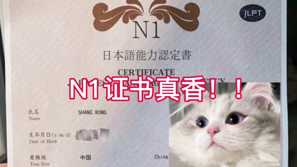 日语N1证书真香呀！宝笔记教材用不上啦！_哔哩哔哩_bilibili