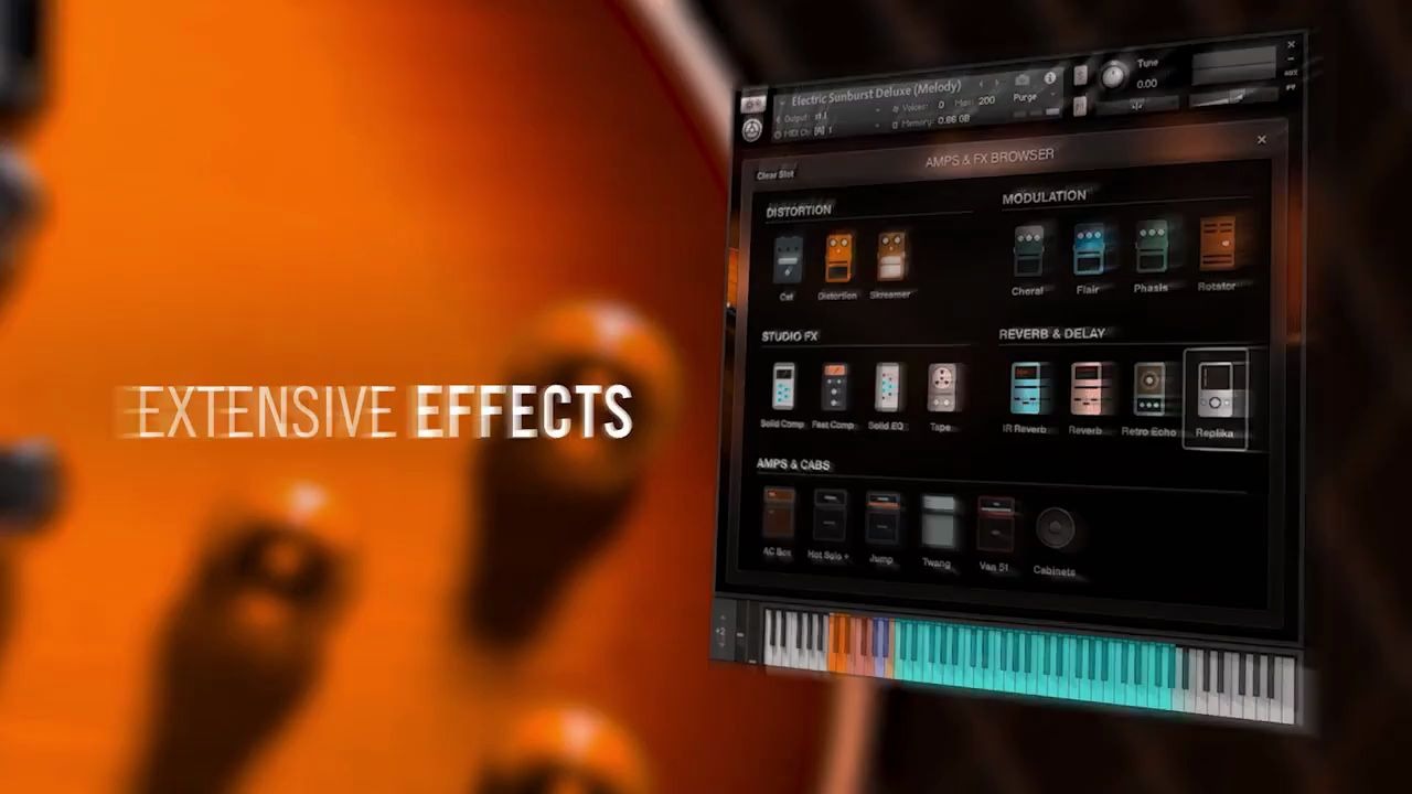 NI 新品｜超强升级版吉他音源 ELECTRIC SUNBURST DELUXE 来啦！_哔哩哔哩_bilibili