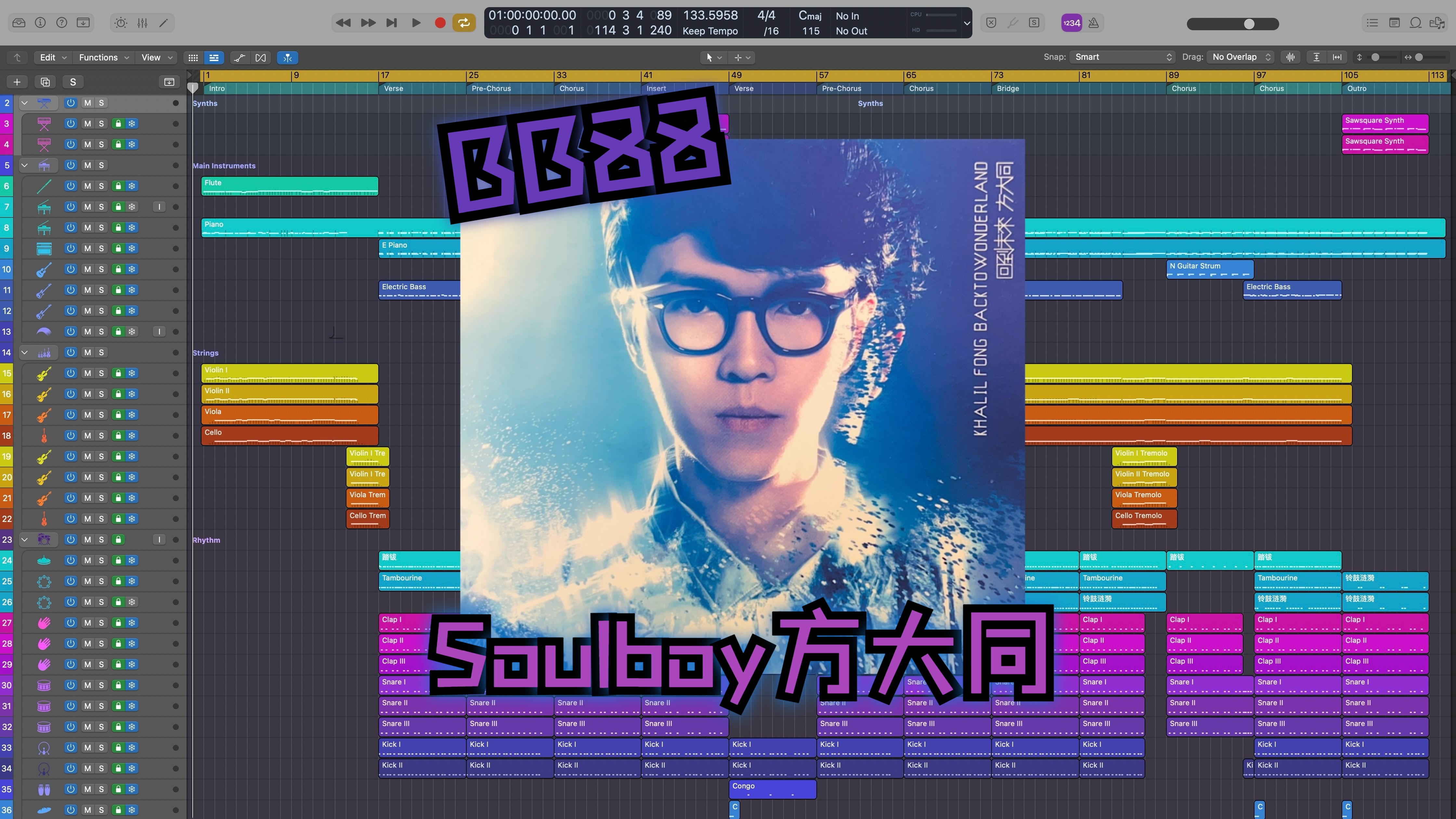 【方大同】音符的世界大同 (3)《BB88》伴奏扒带-叶绿体S-音乐-哔哩哔哩视频