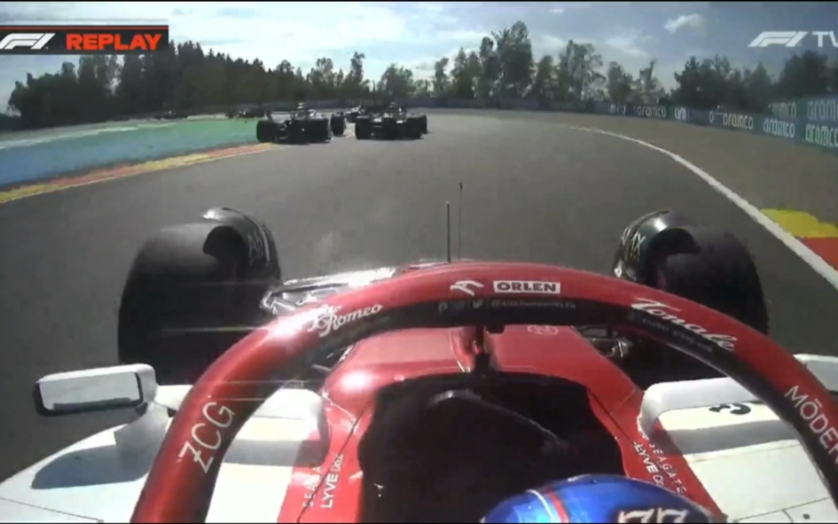 F1比利时站正赛 博塔斯：我必须***躲着拉提菲****_哔哩哔哩_bilibili