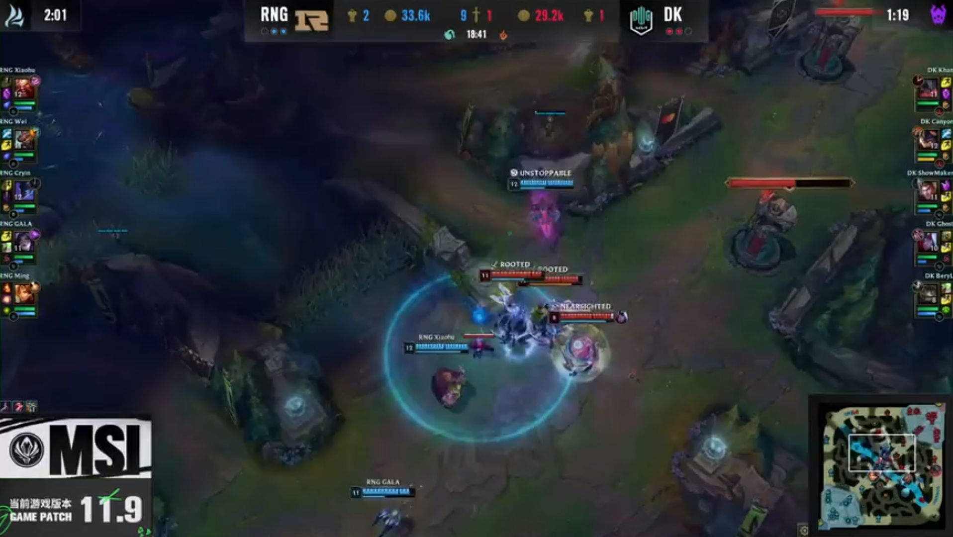 暴虐，RNG, msi决赛第5局。把DK打成人机。_哔哩哔哩_bilibili