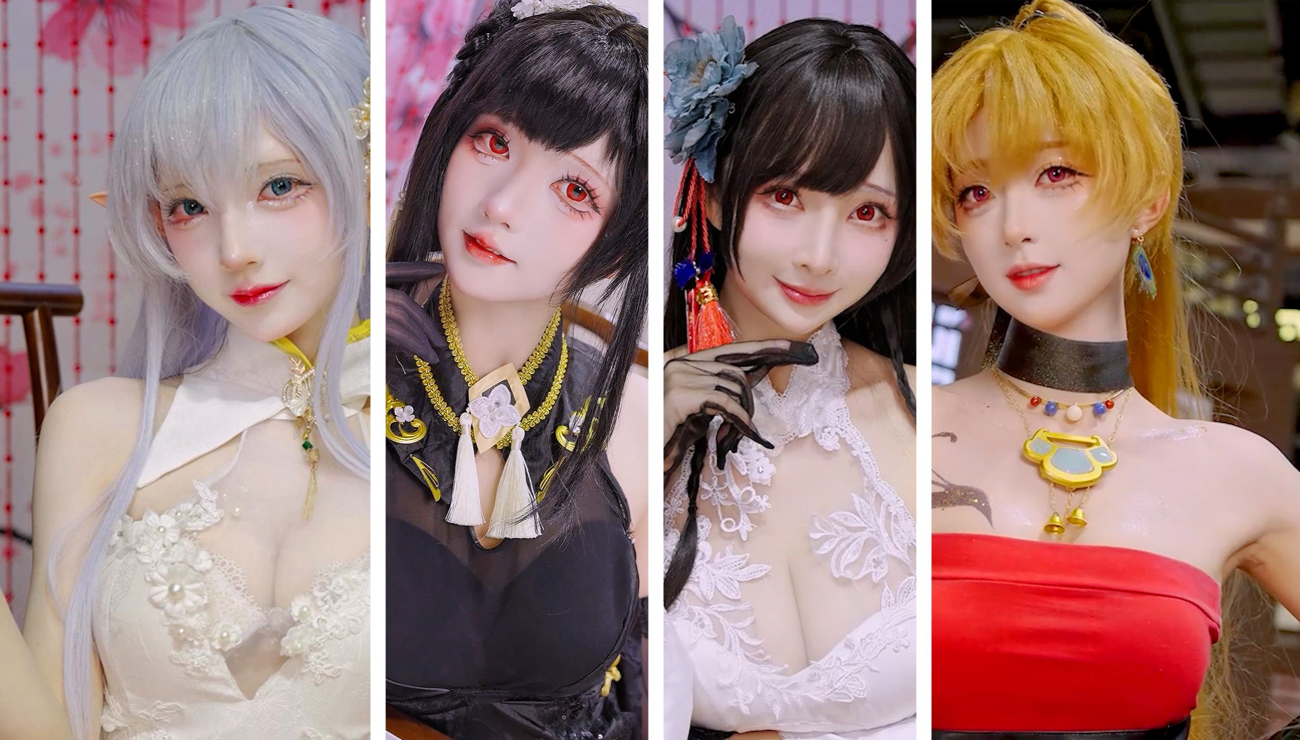 全是美女！！！一口气看完萤火虫漫展~碧蓝航线coser！（附上ID）-像素人王大卫-像素人王大卫-哔哩哔哩视频