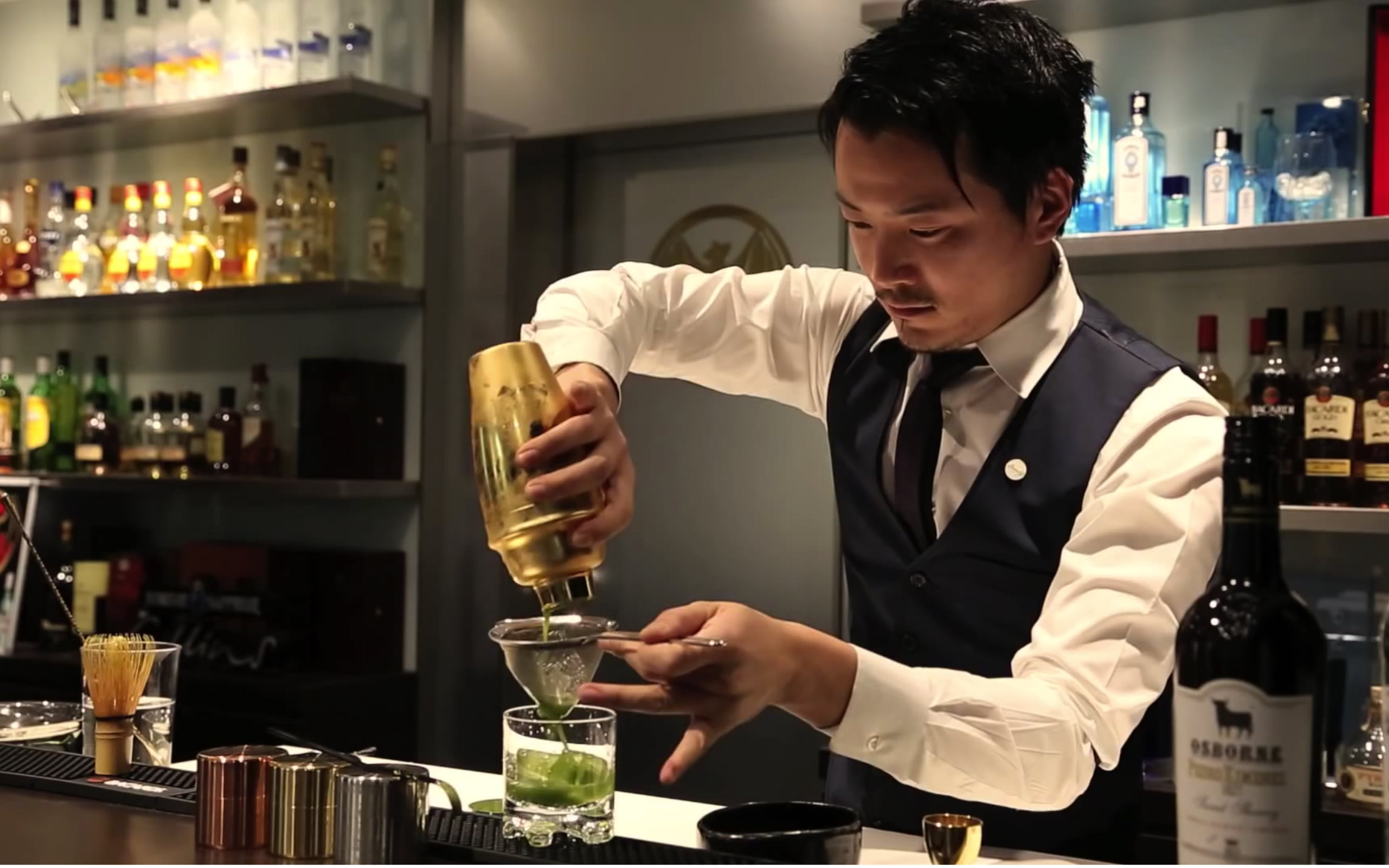 Bar Likers / Shingo Gokan 【Speak Low】【抹茶味调酒】_哔哩哔哩_bilibili