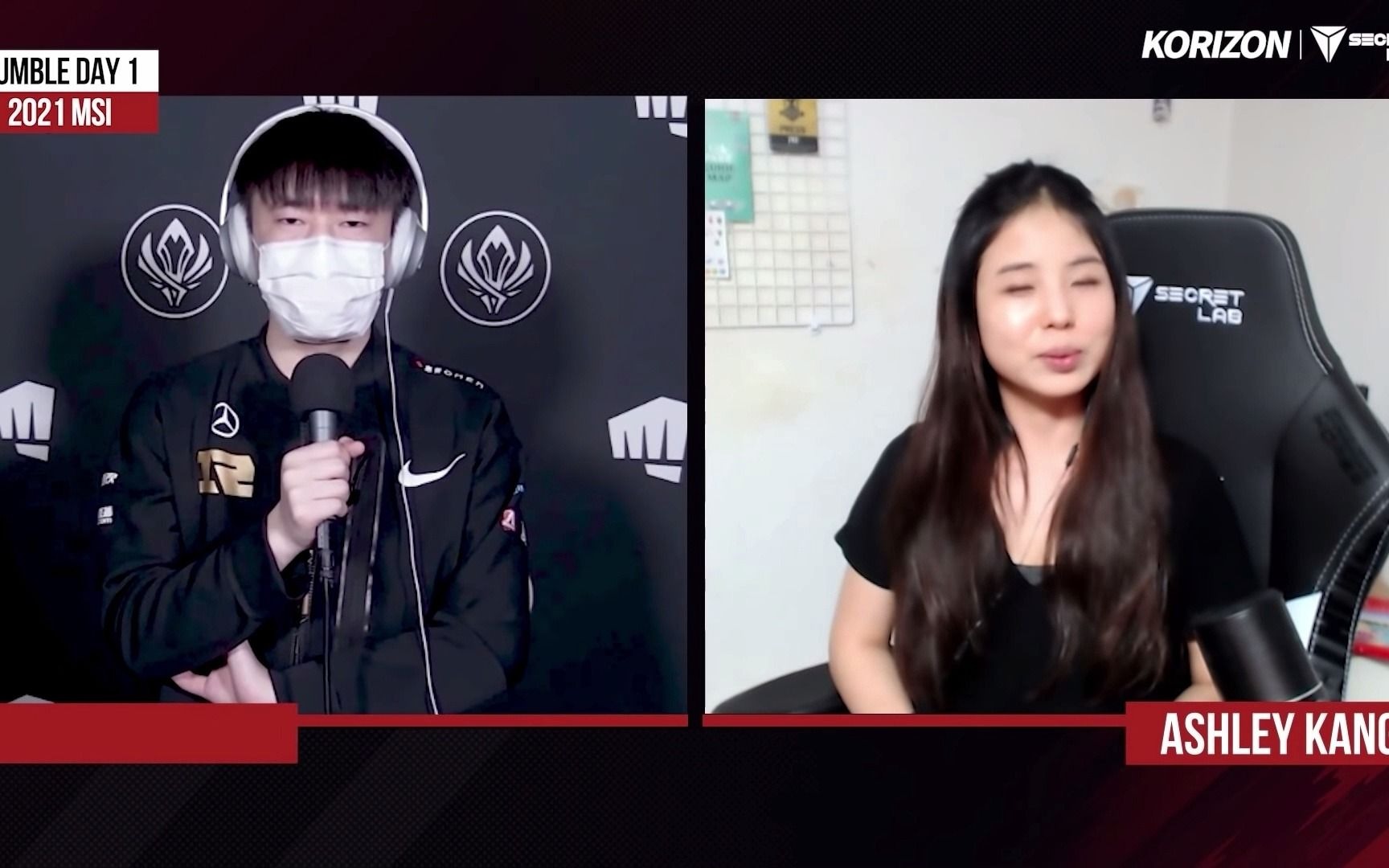 RNG战胜DK后，外媒采访小虎：有没有考虑去打中路和阿P碰一碰？【2021MSI 对抗赛】_哔哩哔哩_bilibili