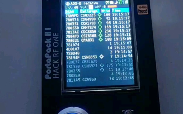 便携SDR接收机hackrf one加portapack屏幕套件接收ADS-B_哔哩哔哩_bilibili