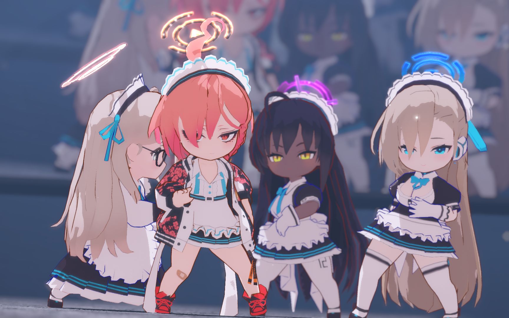 【蔚蓝档案MMD】 ヒビカセ/让其响彻 【C&C】-炉树-好听-哔哩哔哩视频