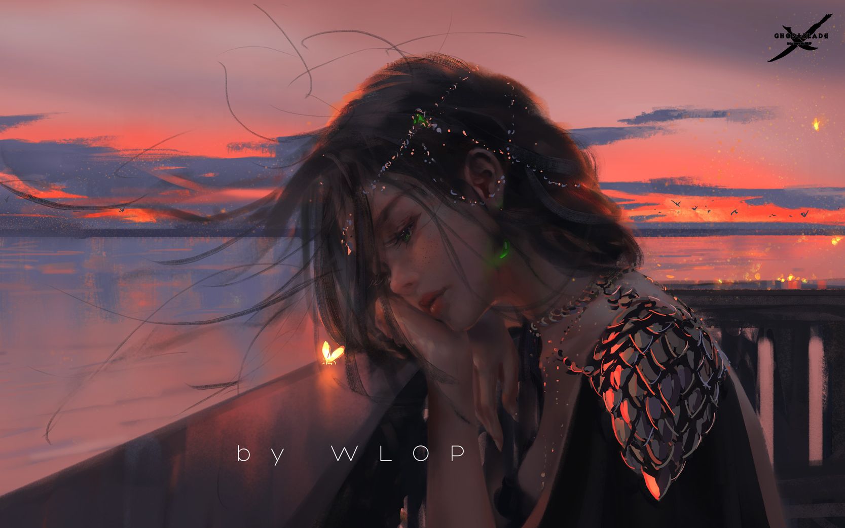 【WLOP】Sky2【板绘】_哔哩哔哩_bilibili