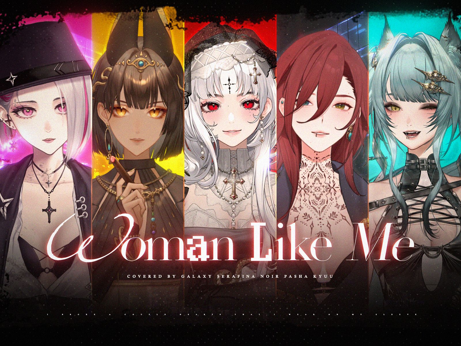 开口惊艳！VUP五人超绝大女主合唱《Woman Like Me》-黑泽诺亚NOIR-黑泽诺亚NOIR-哔哩哔哩视频