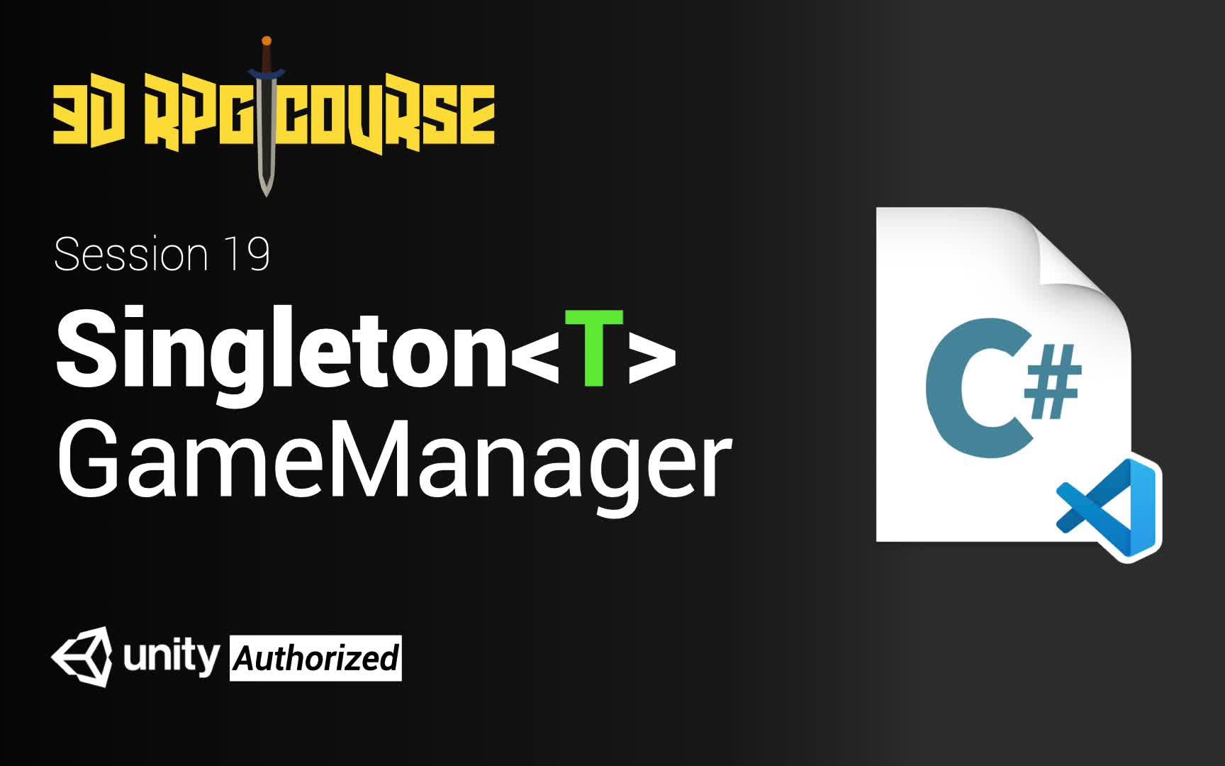 Unity3D游戏开发教程|Core核心功能19:泛型单例模式 Singleton｜Unity中文课堂_哔哩哔哩_bilibili