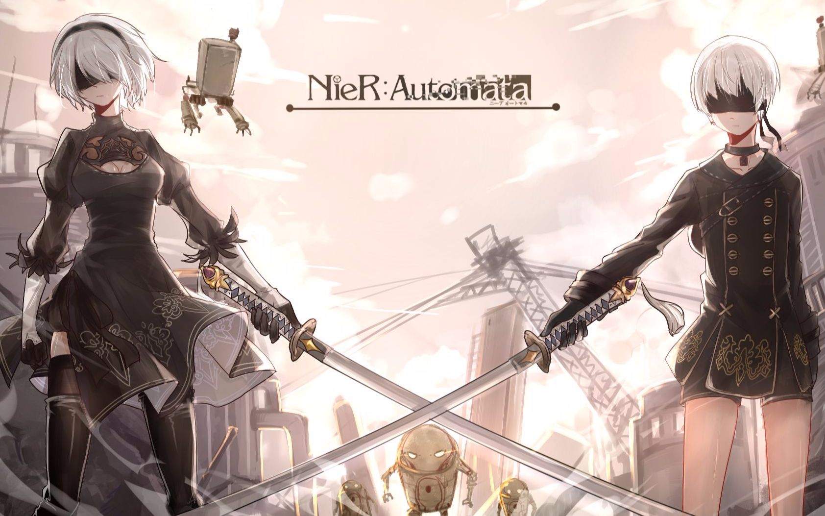 【尼尔/燃向/9S.2B夫妻向/高画质】A2 2B 9S =All To Be Nice...一切都很美好_哔哩哔哩_bilibili