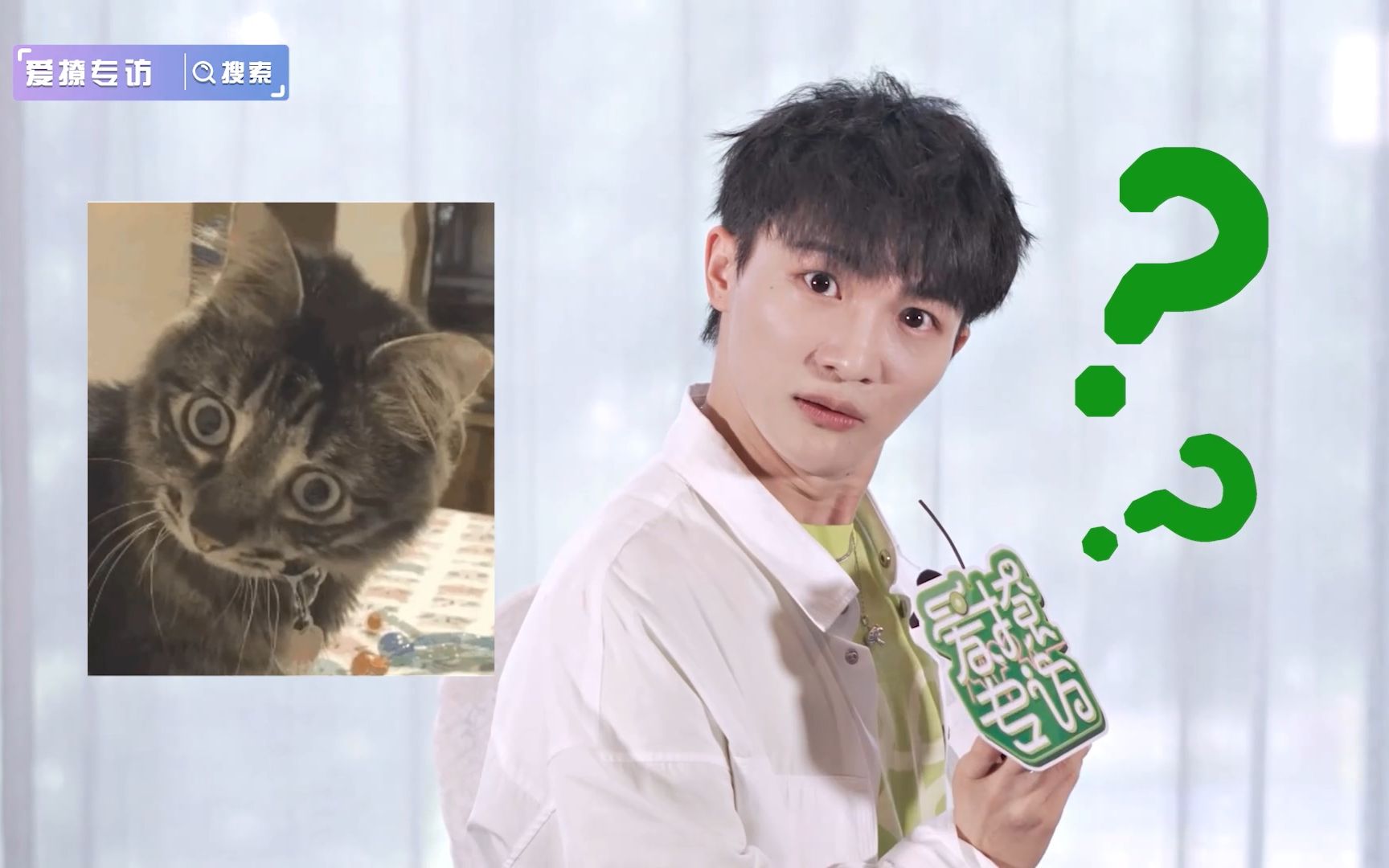 【周深】爱撩专访 × 奔跑吧11丨周深模仿惊恐猫猫表情包 周深资讯站 周深资讯站 哔哩哔哩视频