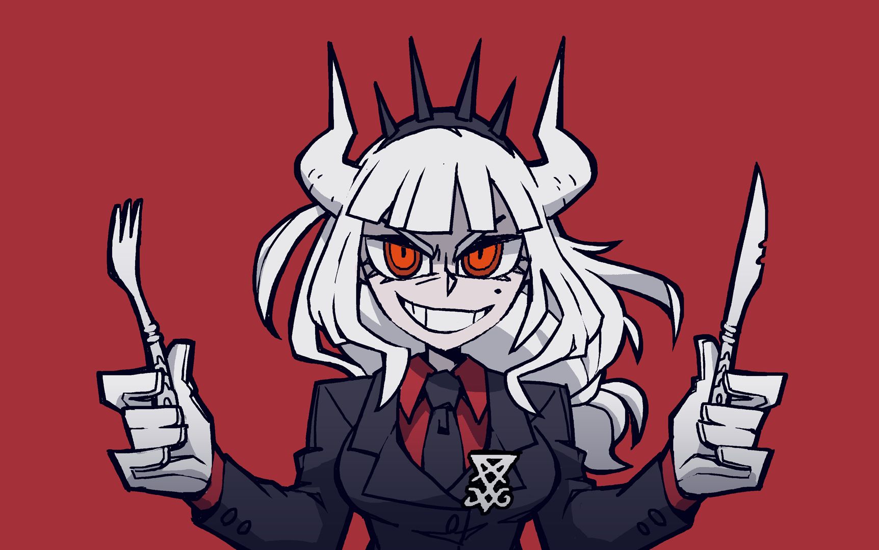 Helltaker GB素材 地狱把妹王绿幕素材_哔哩哔哩_bilibili