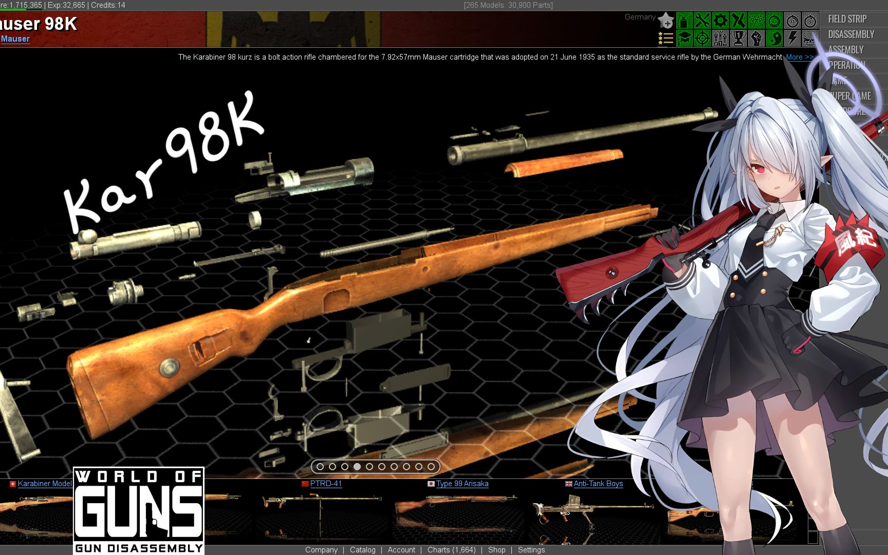 【碧蓝档案】在枪炮世界拆解组装学生们的专武 —— Kar98K-XMR02-XMR02-哔哩哔哩视频