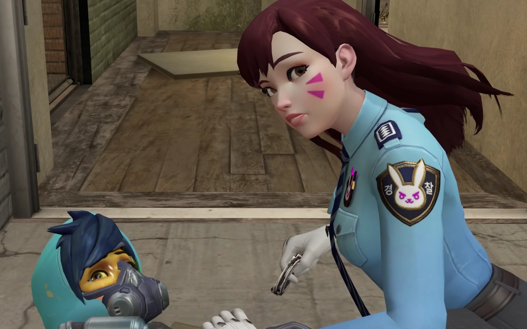 守望先锋SFM动画: Dva逮捕猎空_哔哩哔哩_bilibili