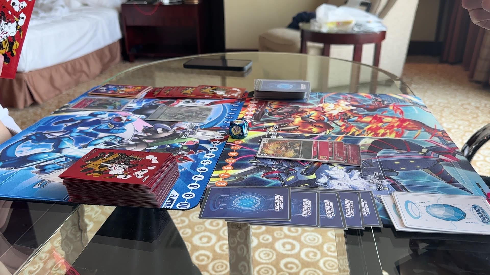 【阿君VS福正】数码宝贝DTCG卡牌对战（纯享版）-阿君归来-阿君归来-哔哩哔哩视频