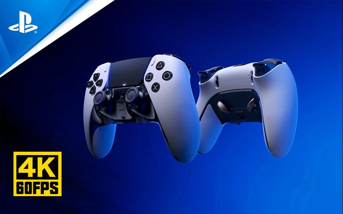 【4K60帧】索尼官方PS5精英手柄：DualSense Edge无线手柄宣传片