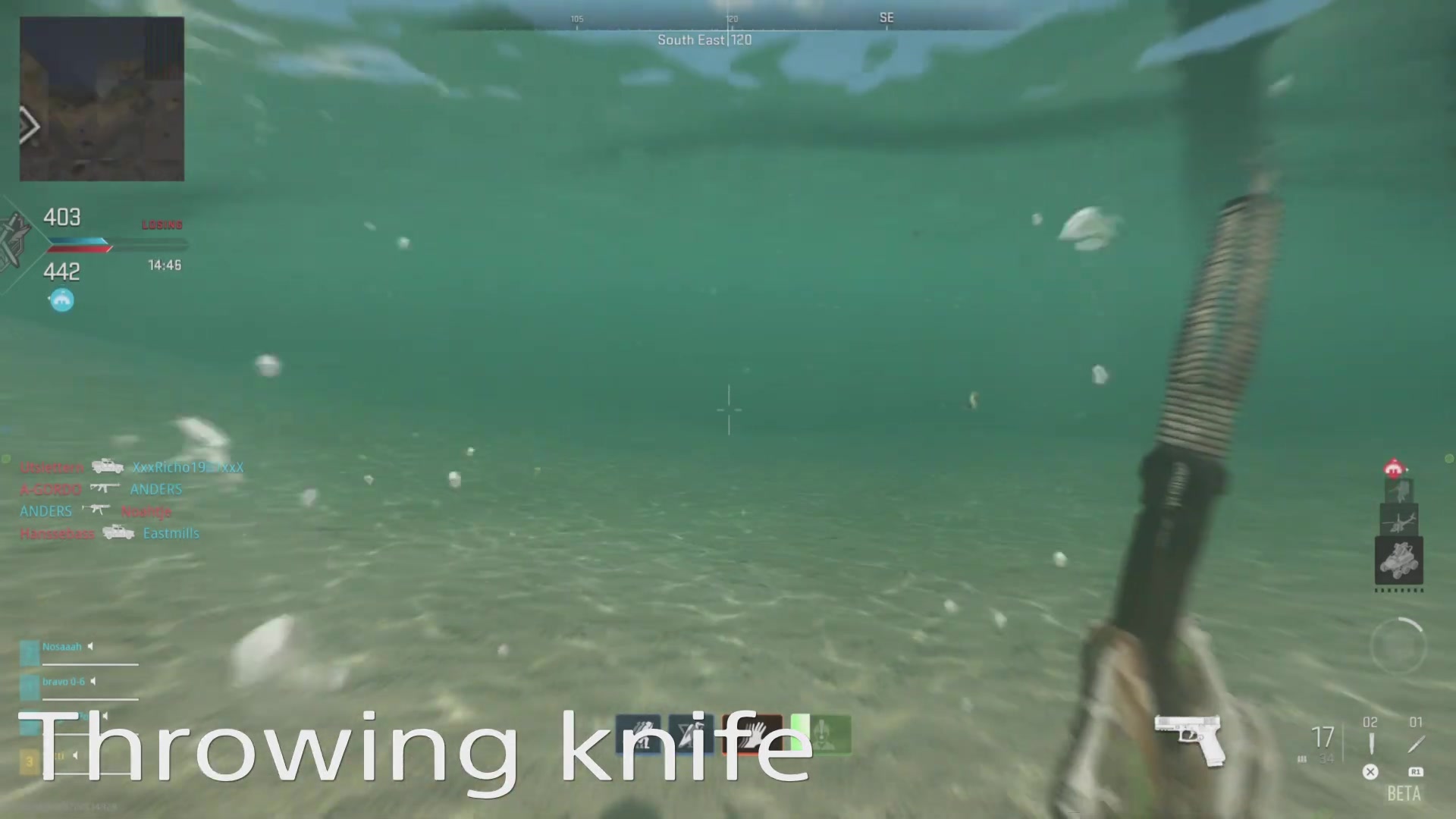 当你尝试在COD19的水中使用连杀奖励/道具......_哔哩哔哩bilibili_使命召唤_演示