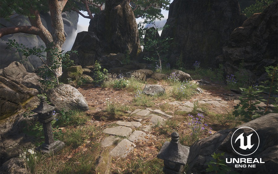 UE4+Quixel+Houdini-还原古代西湖场景（带水墨效果）_哔哩哔哩_bilibili