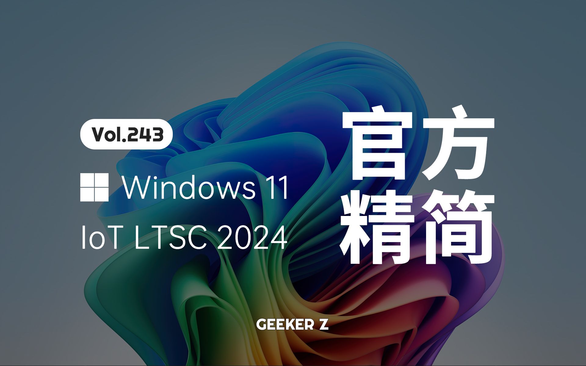 去除硬件要求、生命周期更长的 Win11？Win11 IoT LTSC 2024 安装和体验-Z极客-Z极客-哔哩哔哩视频