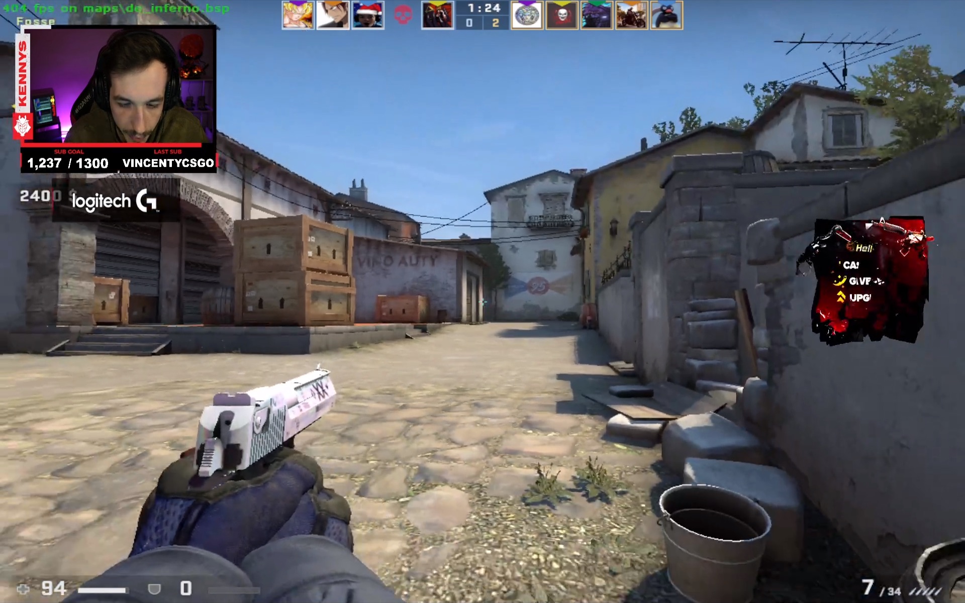 【CS:GO】G2.kennyS直播录像 2022.1.12_哔哩哔哩bilibili