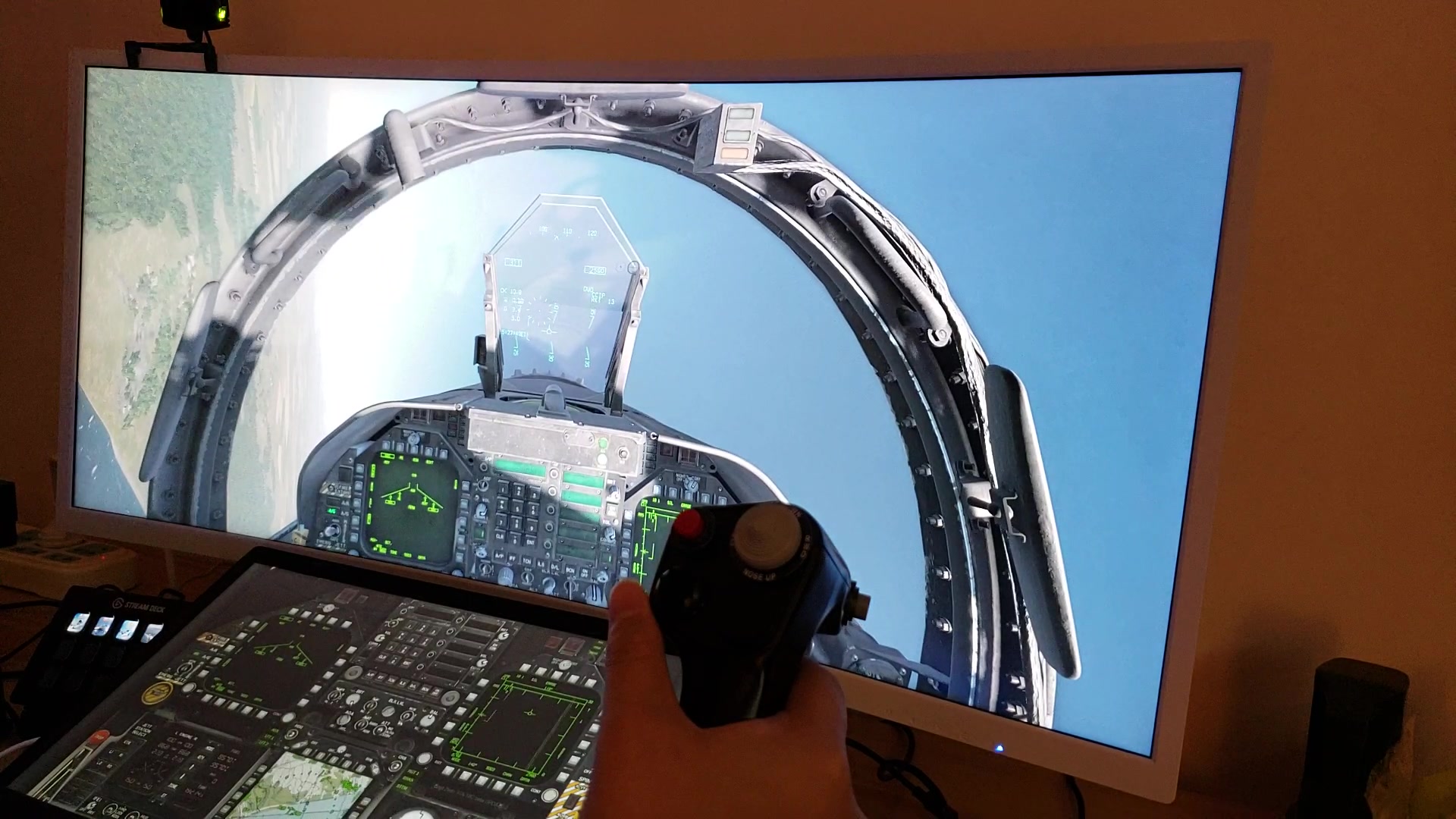 【DCS World】F-18C Helios 配置文件测评小试飞_哔哩哔哩_bilibili