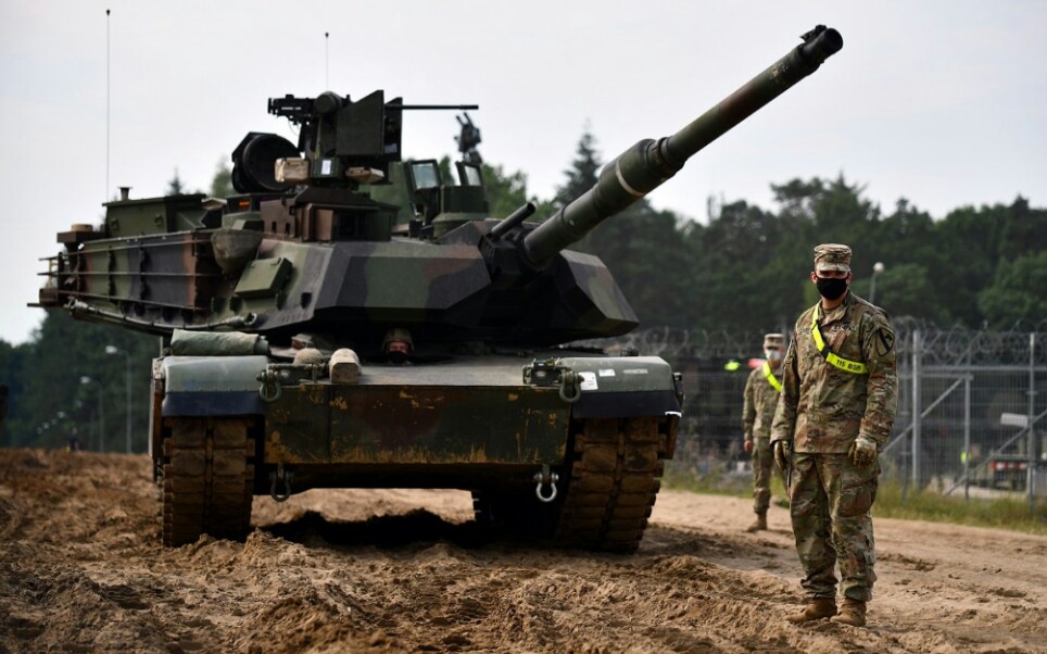 美国陆军M1A2 SEPv2主战坦克射击训练_哔哩哔哩_bilibili