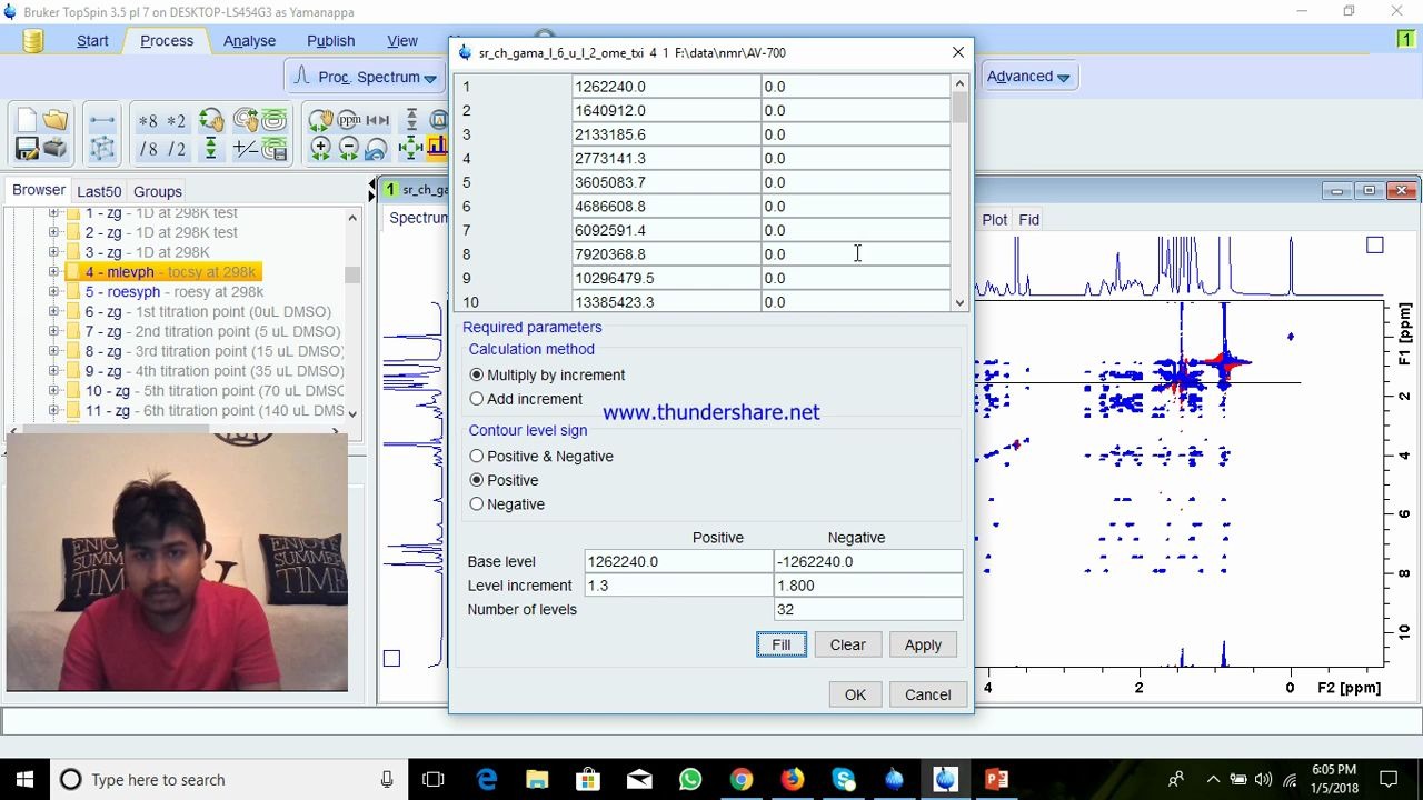 2D NMR data processing (phase, baseline, pdf and image) by Topspin_哔哩哔哩_bilibili