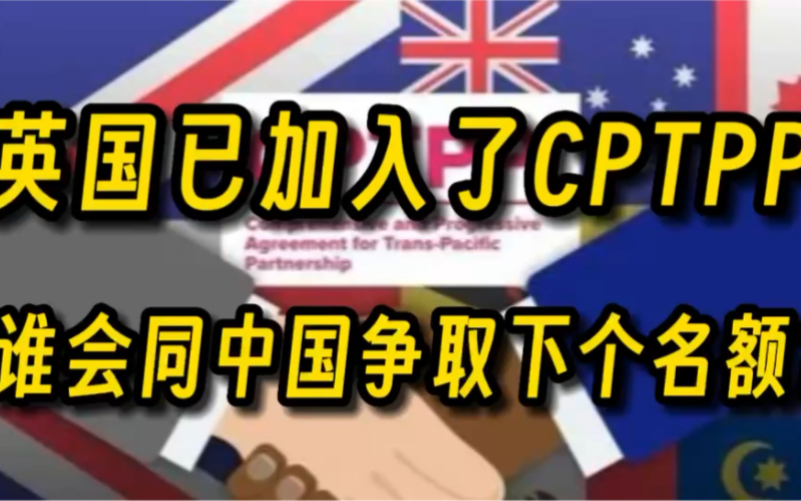 英国已加入CPTPP，谁会同中国争取下个名额？-钱说-钱说-哔哩哔哩视频