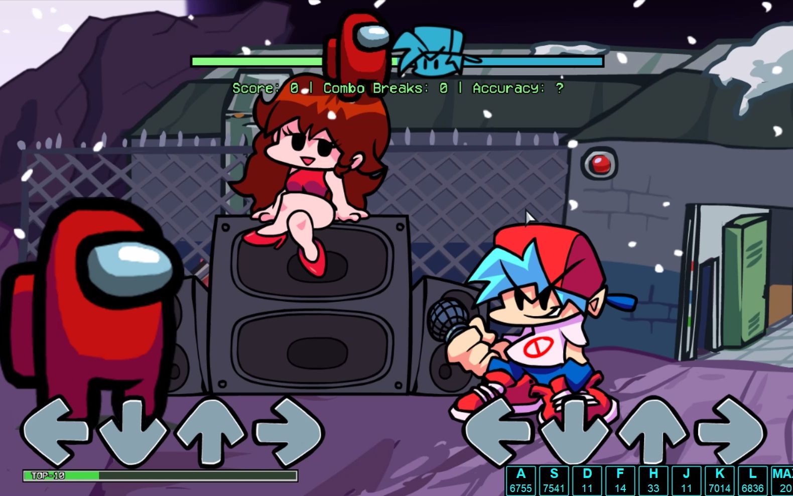 官方更新】FNF VS Imposter V4 狂暴小黑周