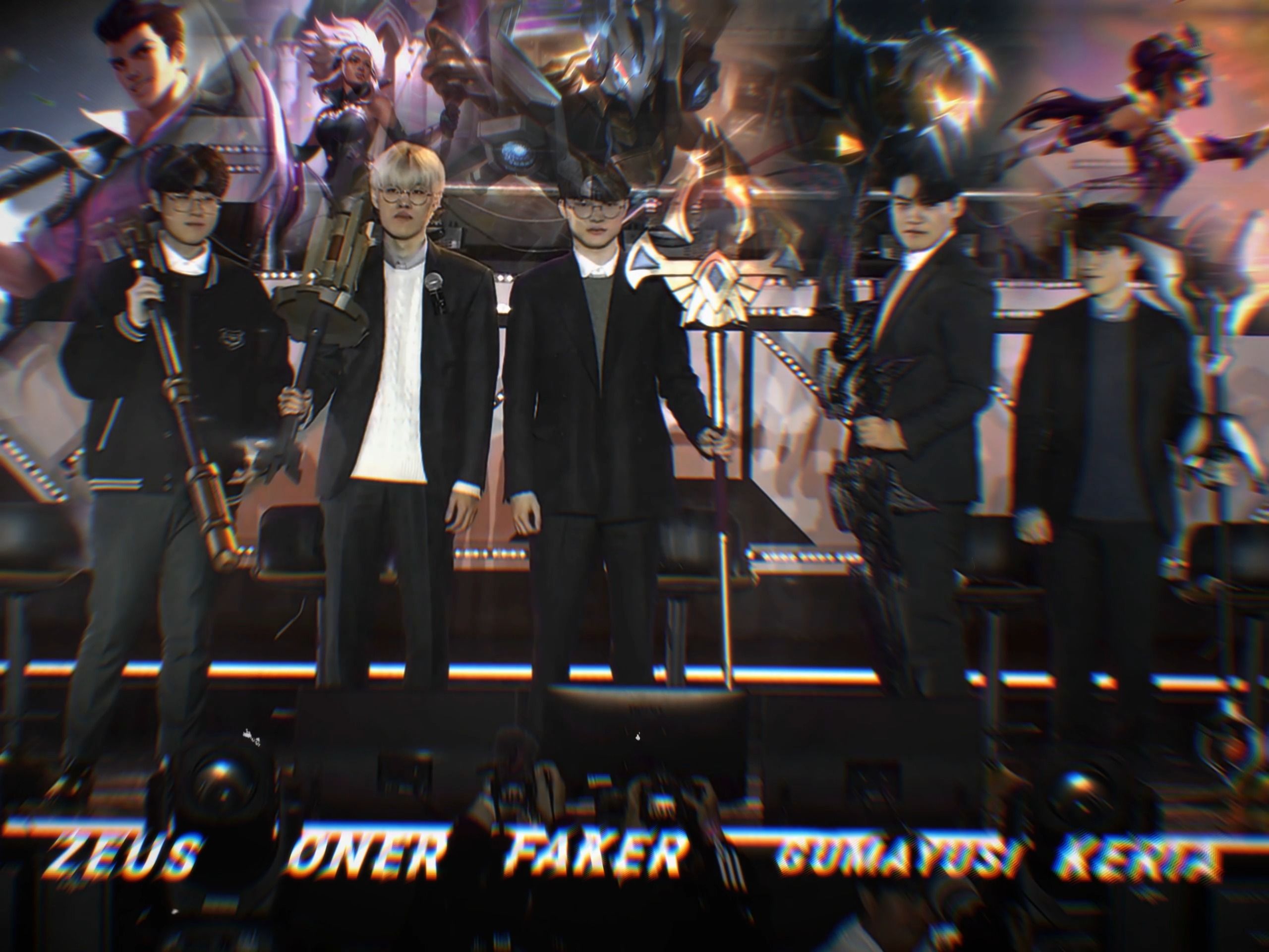 T1 Con全员搭配个人高光英雄武器出场！-楠斯Zeus-楠斯Zeus-哔哩哔哩视频