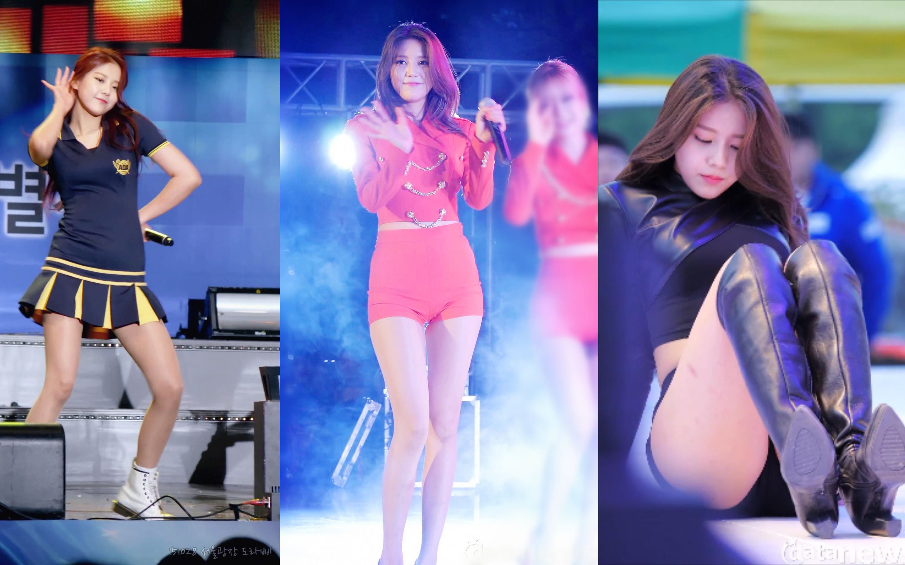 【AOA 申惠晶】短裙4k饭拍6_哔哩哔哩_bilibili