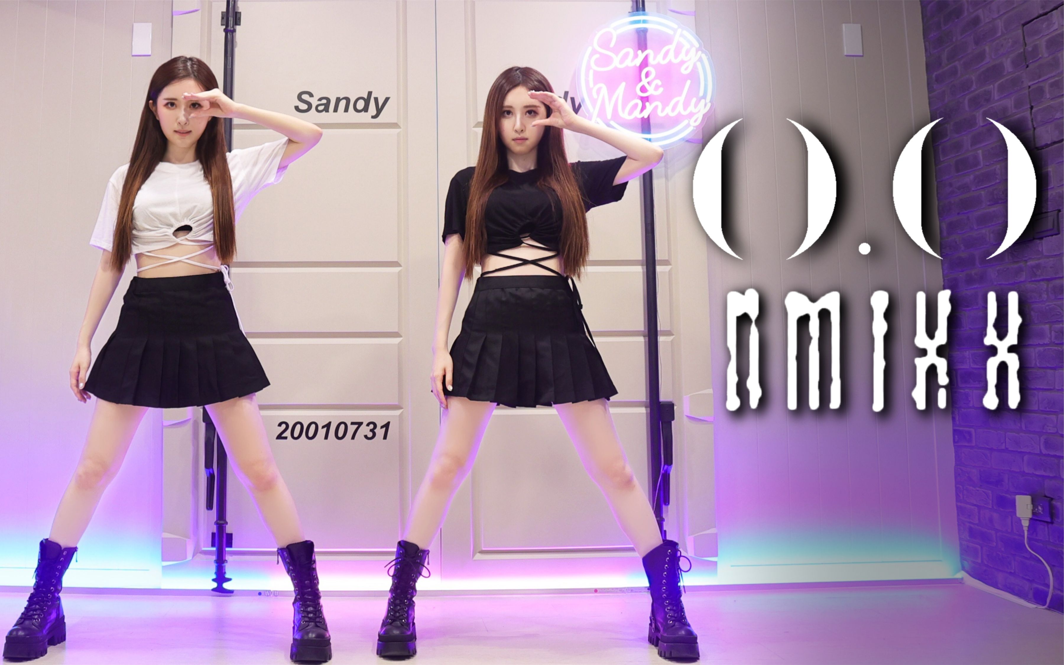 (4K) 完整版翻跳 NMIXX "O.O" Dance cover by Sandy&Mandy_哔哩哔哩_bilibili