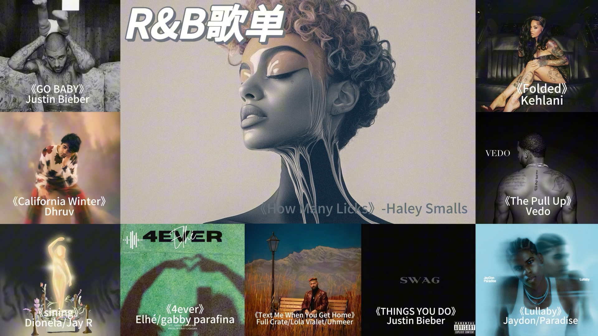 Playlist 欧美R&B RNB歌单|这么好听的歌单，当然要循环到死！！！「精选宝藏歌曲合集推荐」-喜鹊啾啾-喜鹊啾啾-哔哩哔哩视频