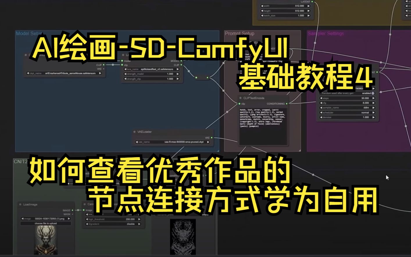 ComfyUI超清晰分辨率工作流程详细解释_ 4x-Ultra 超清晰更新