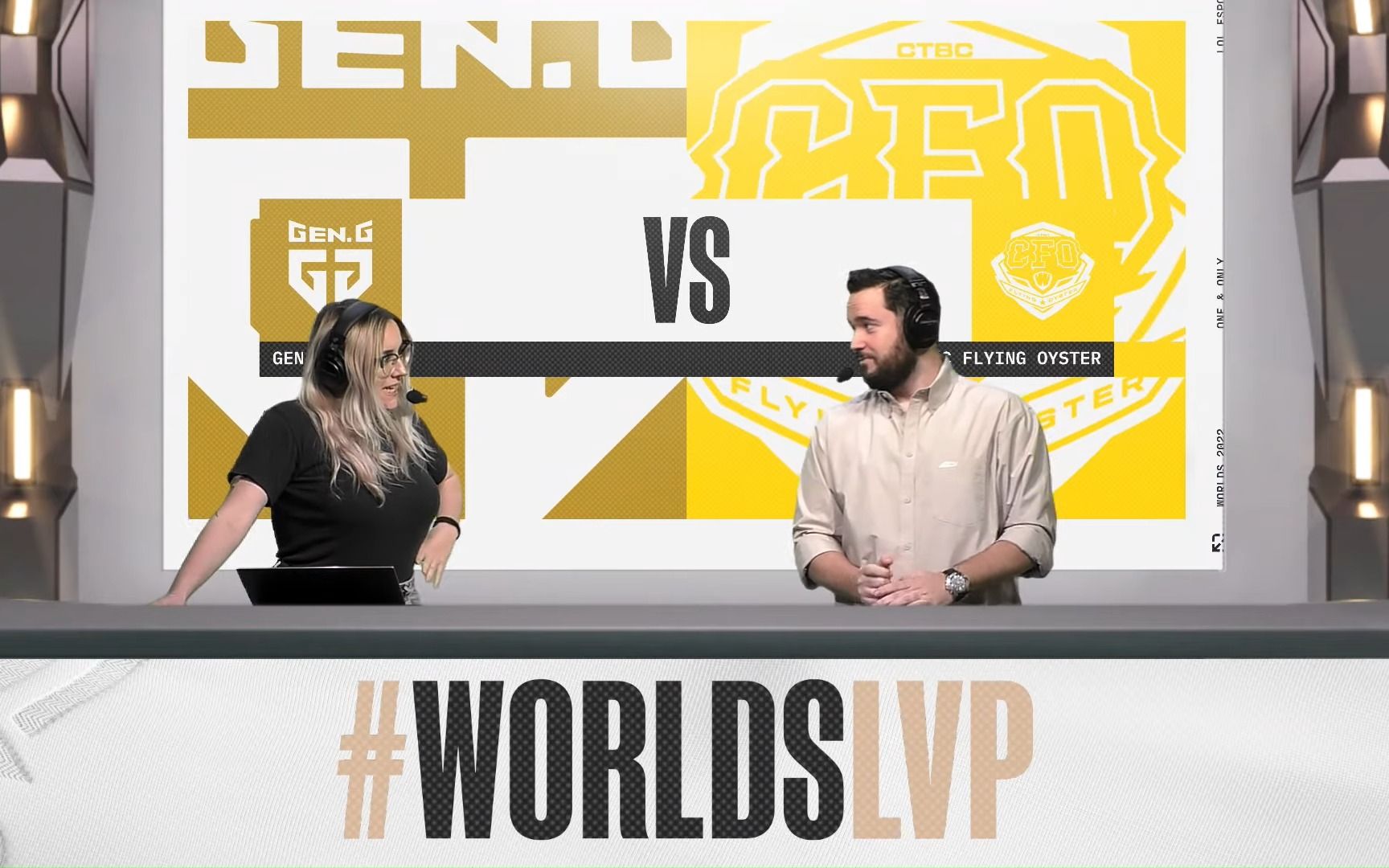 GEN VS CFO - WORLDS - 2022 - LEAGUE OF LEGENDS_英雄联盟_解说