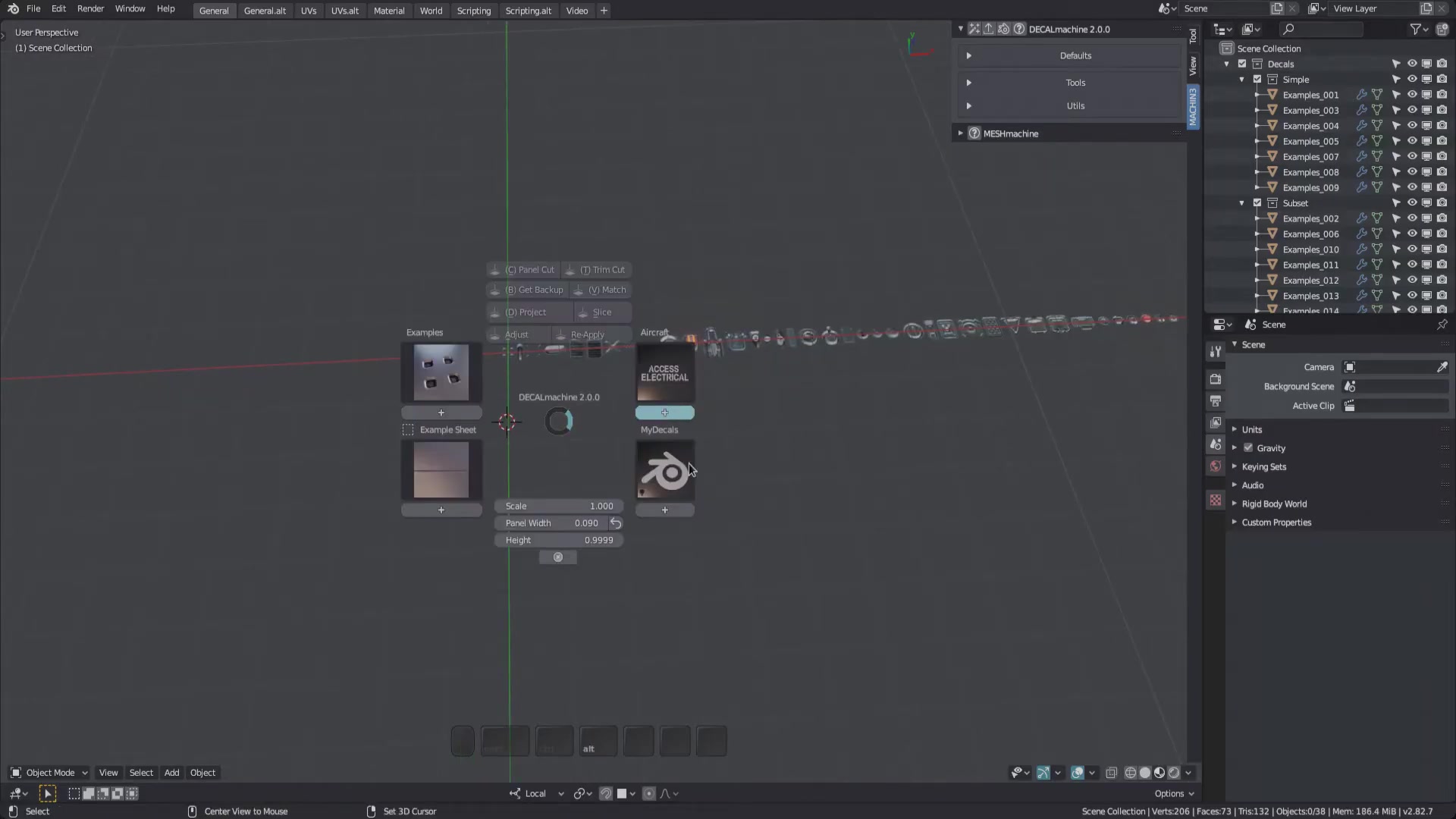 【Blender插件】硬表面贴花建模插件DECALmachine 2.0.0，升级版的无敌贴花神器！_哔哩哔哩_bilibili